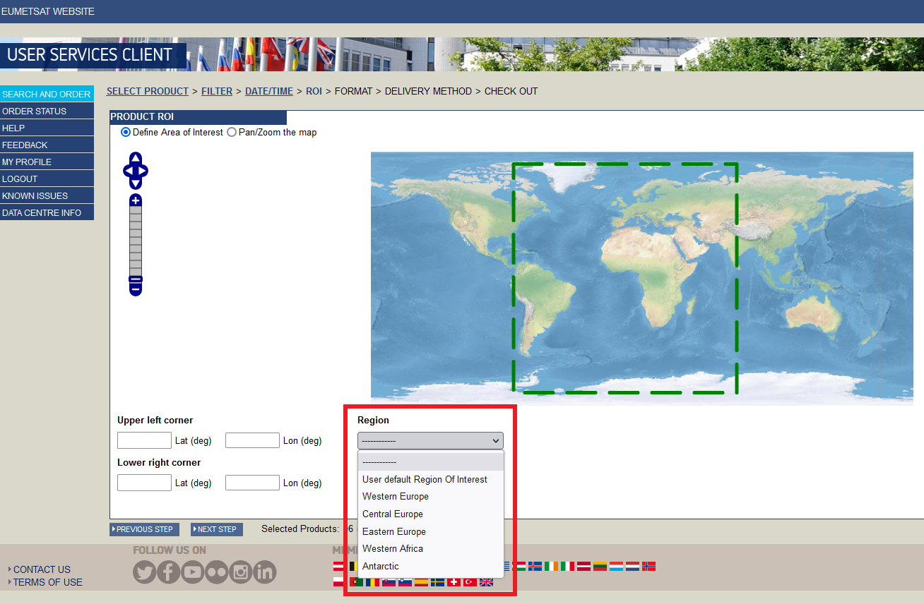 EUMETSAT - User Portal