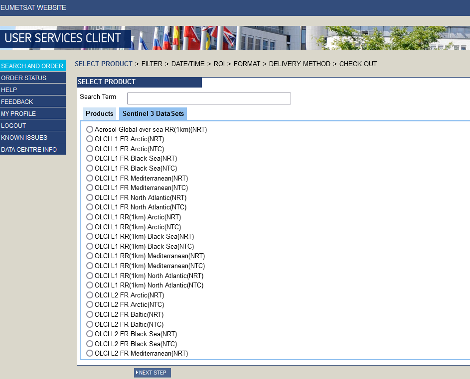 EUMETSAT - User Portal