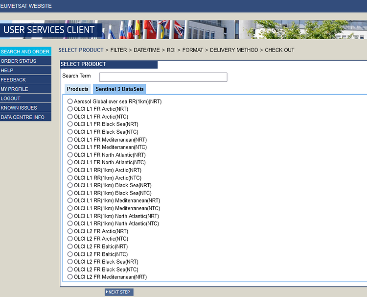 EUMETSAT - User Portal
